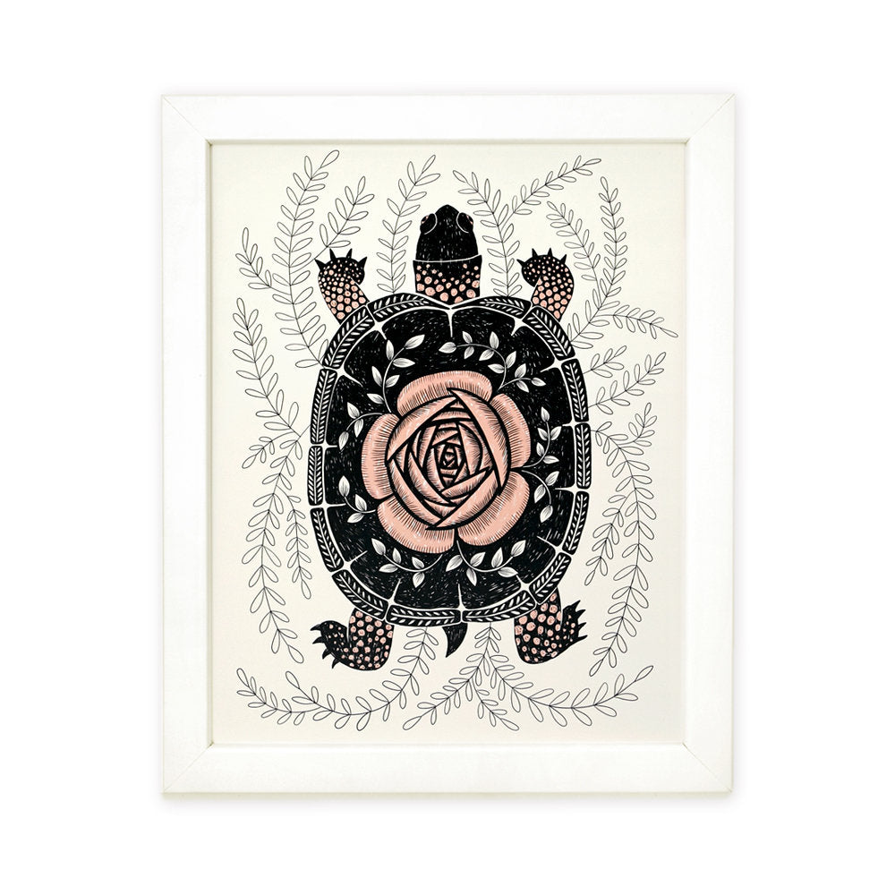 Box Turtle Art Print – Wit & Whistle
