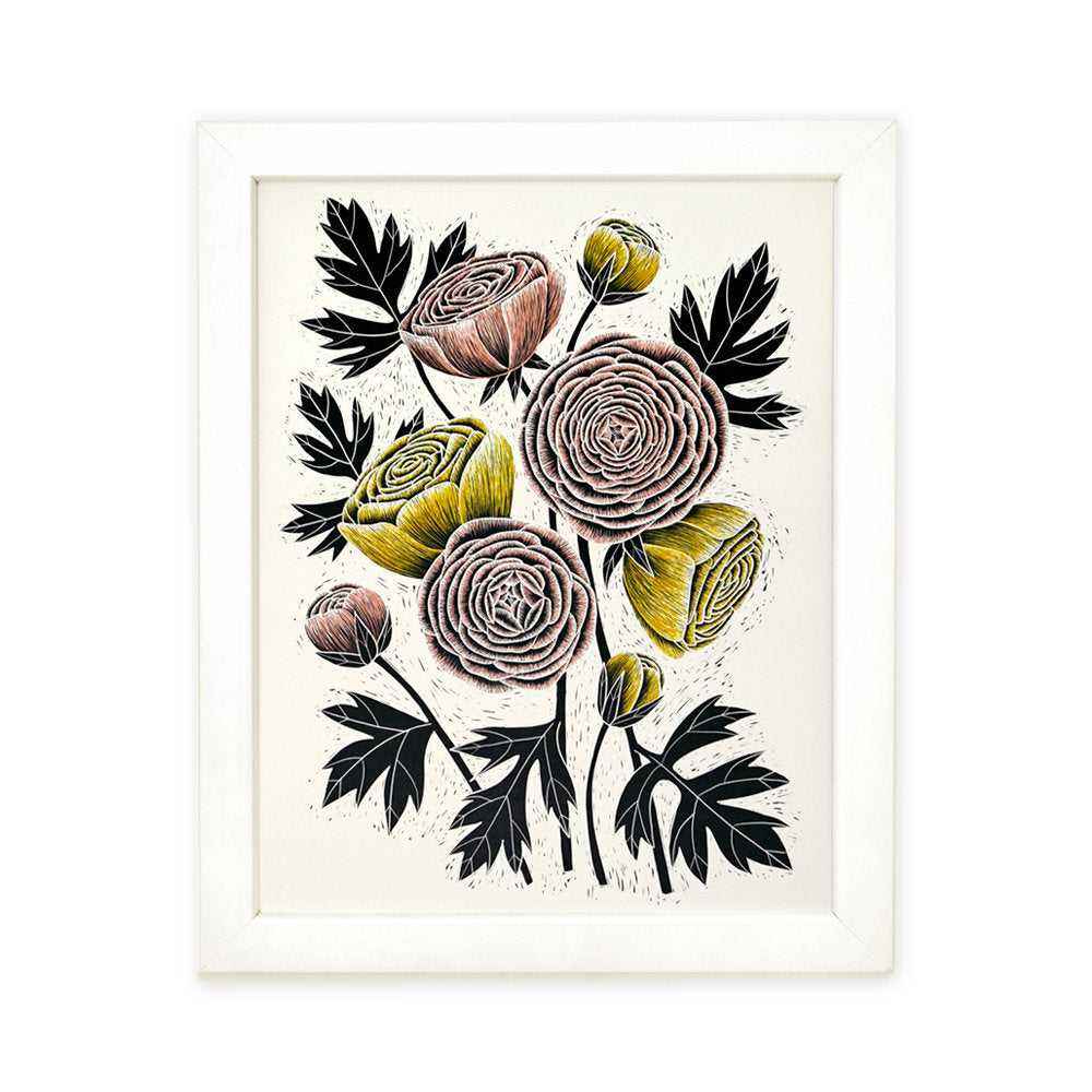Ranunculus Art Print – Wit & Whistle