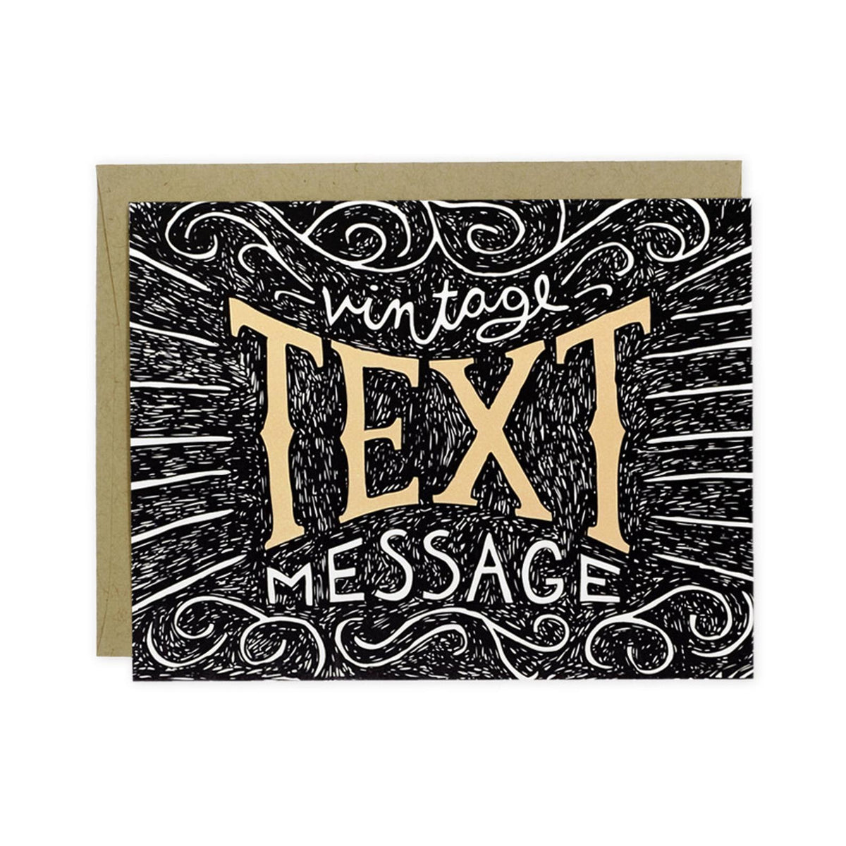 Vintage Text Message Card – Wit & Whistle